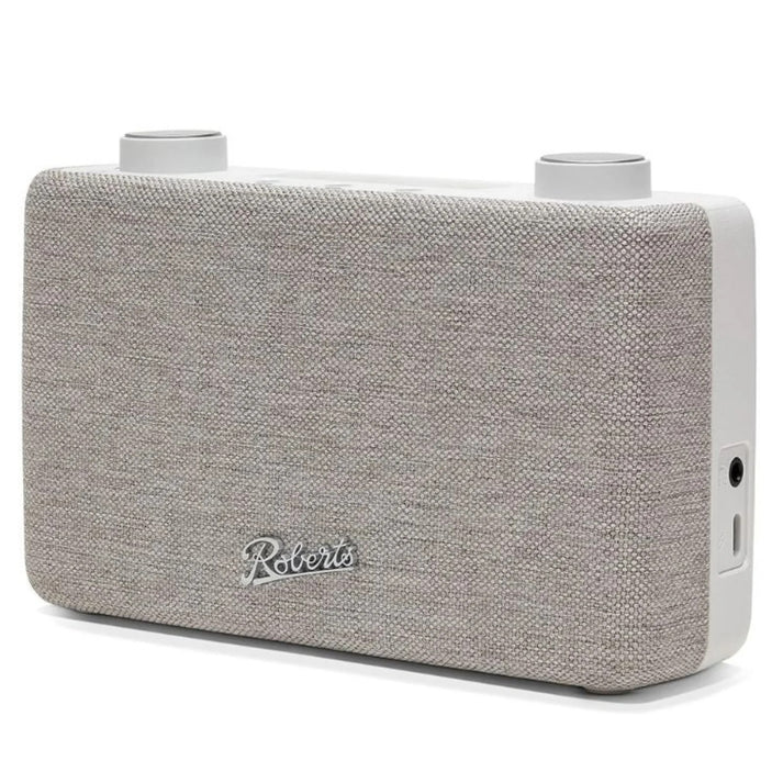 Roberts Play FM Portable Radio - White, Black – Soundsmart